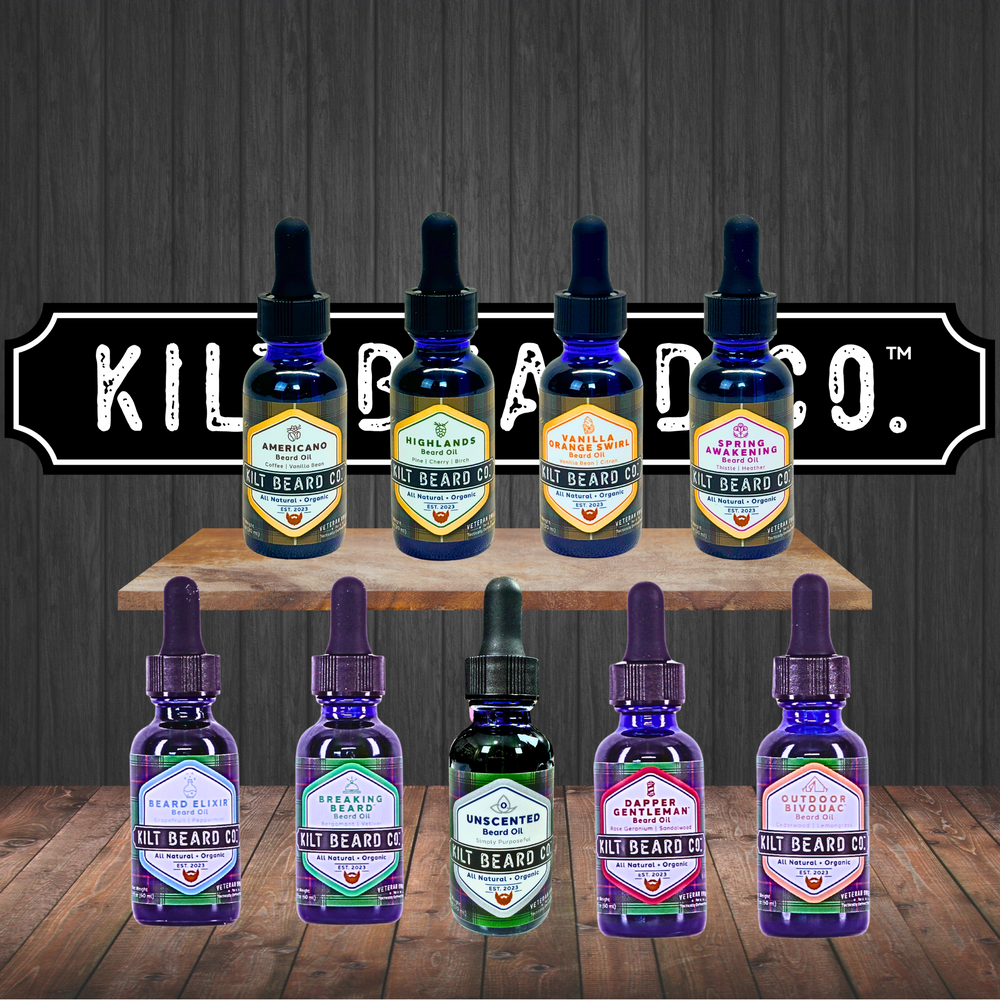 Kilt Beard Co | Premium Beard Oils, Butters, Balms & Grooming Kits – KiltBeardCo